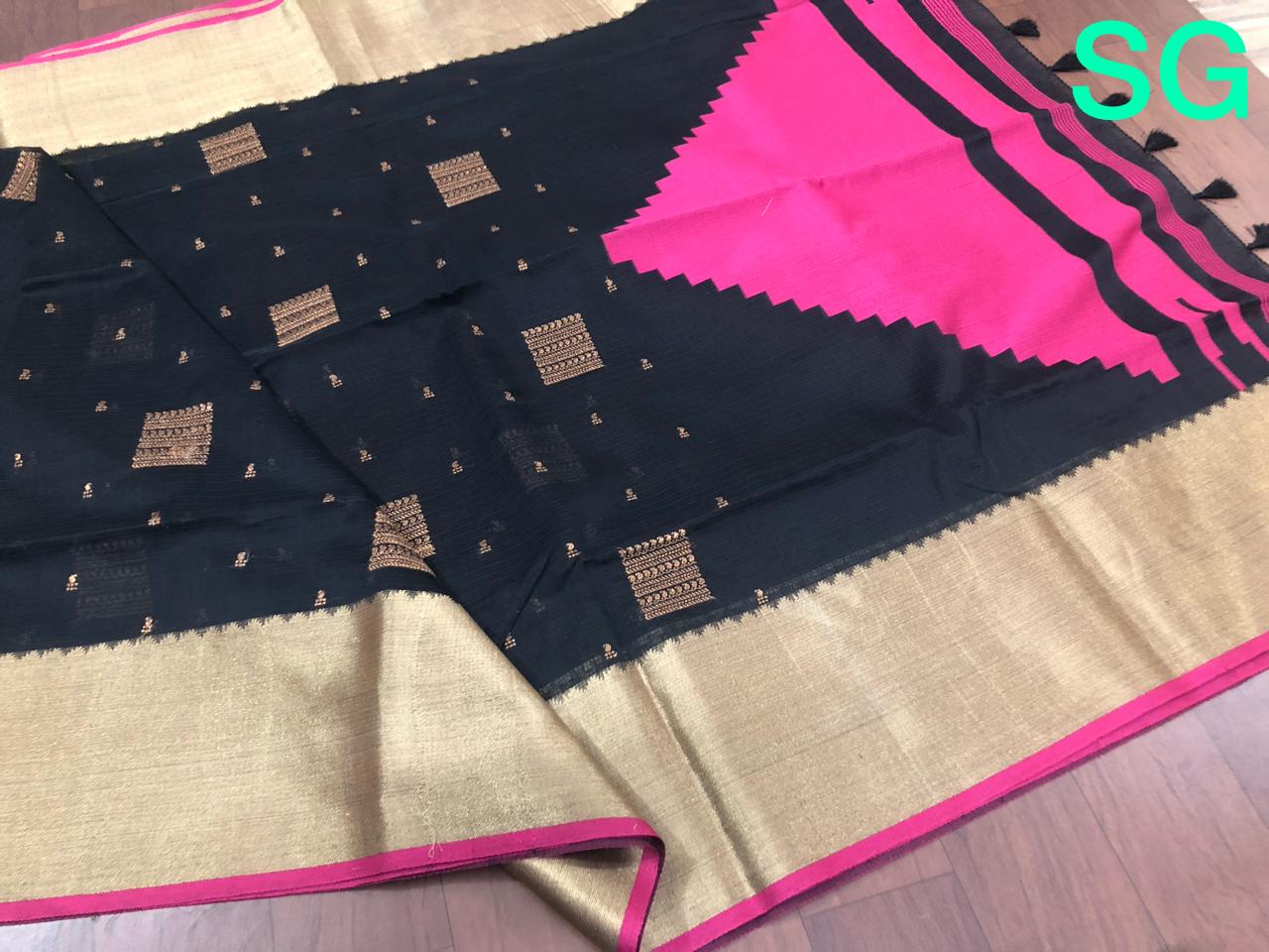 Exclusive handloom cotton silk chanderi sarees | siri designers