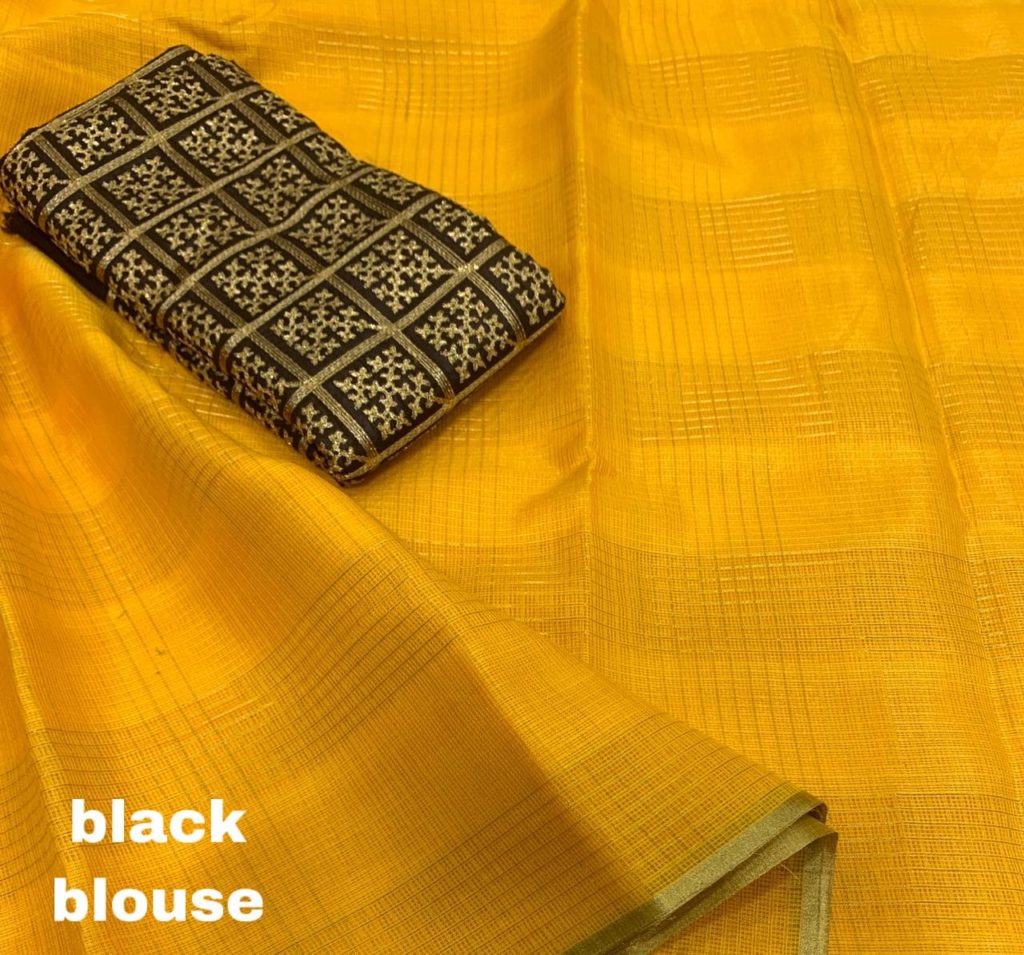 Kota checks saree zari pattu border sarees | siri designers