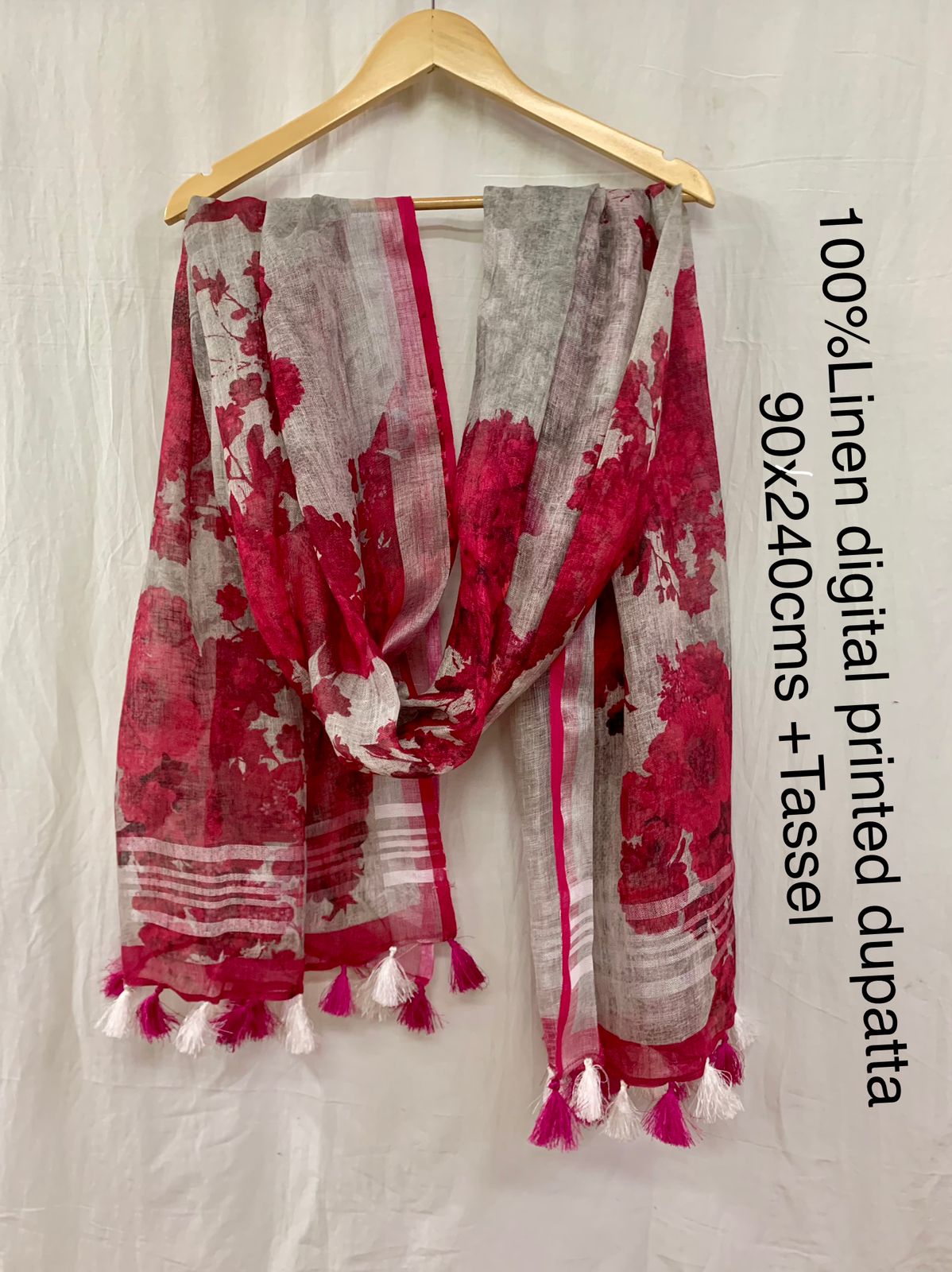 Pure Linen Dupattas With Price | siri designers