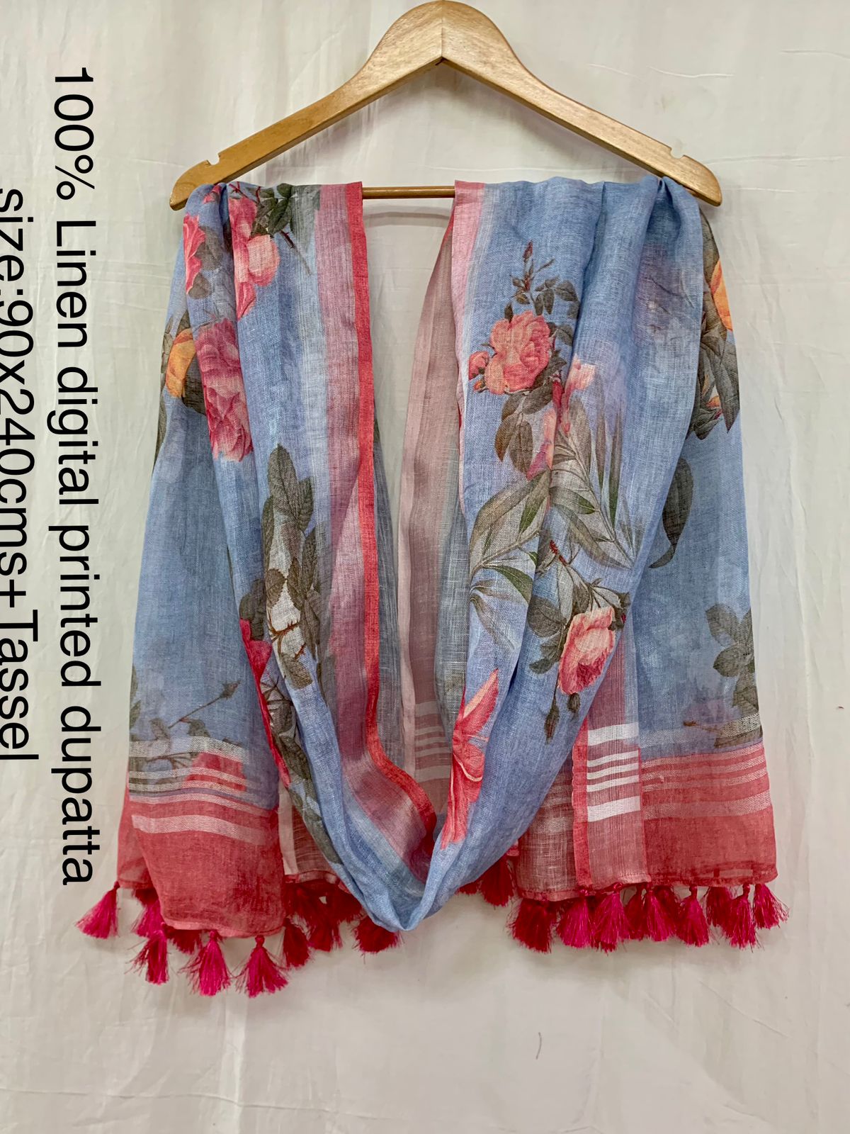 Pure Linen Dupattas With Price | siri designers