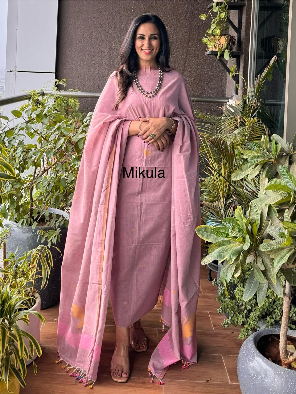 Latest Cotton Jamdhani Suits | siri designers