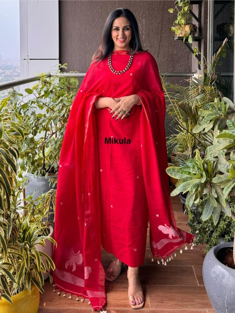 Latest Cotton Jamdhani Suits | siri designers