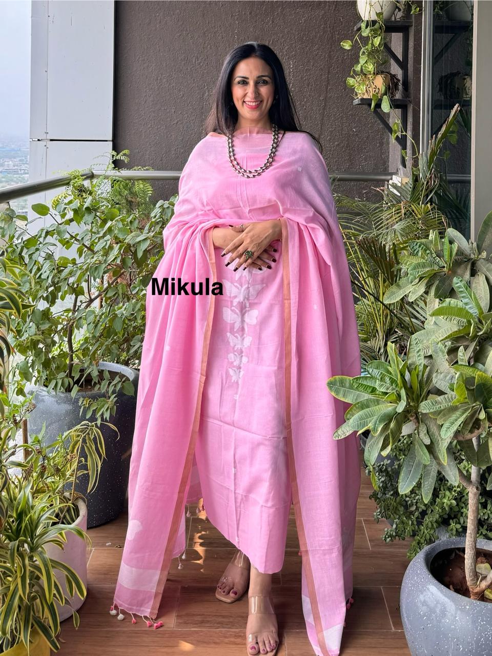 Latest Cotton Jamdhani Suits | siri designers