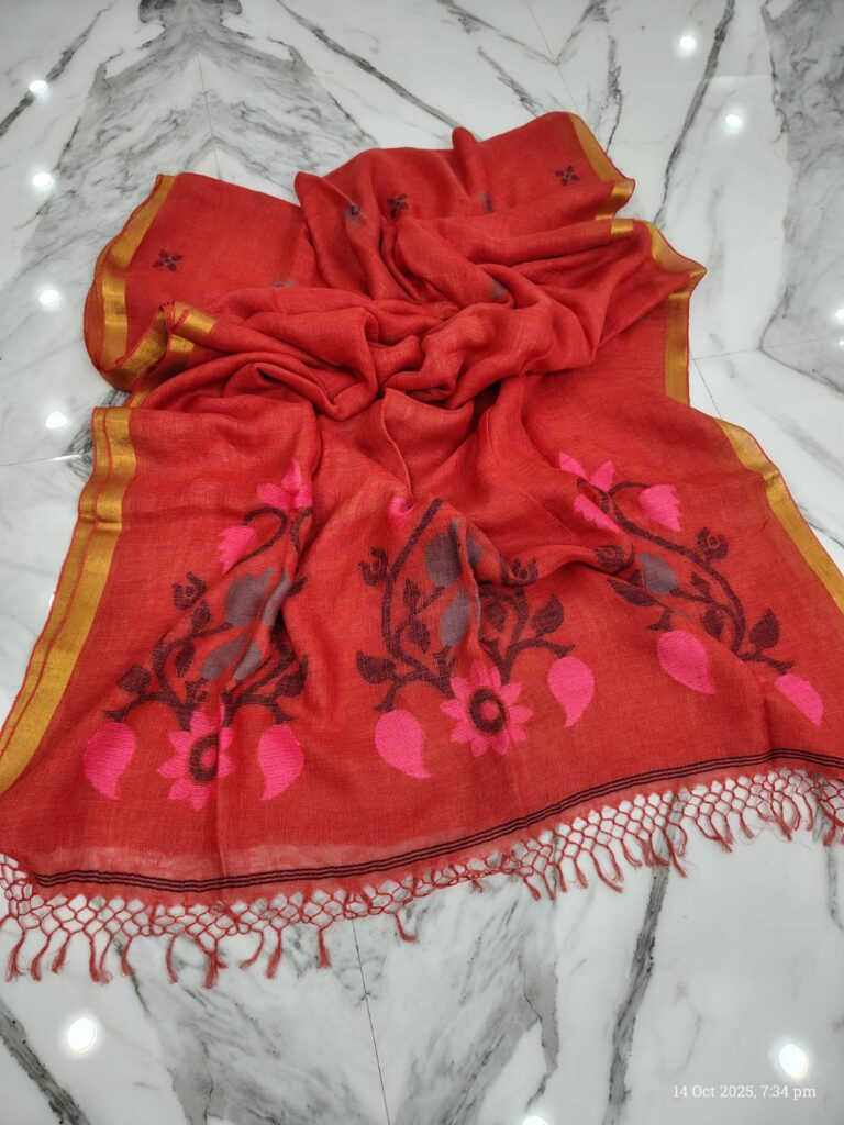 Pure Jayshree Linen Sarees | siri designers